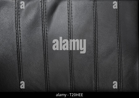 Black torn leather texture with stripes, surface background Stock Photo ...