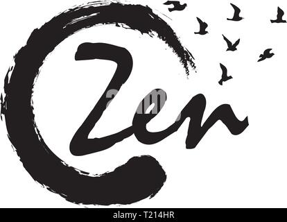 zen symbol, birds Stock Vector Image & Art - Alamy