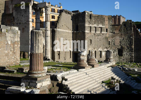 Forum of Augustus (2BC), Foro di Augusto, & Ruins of the Temple of Mars ...