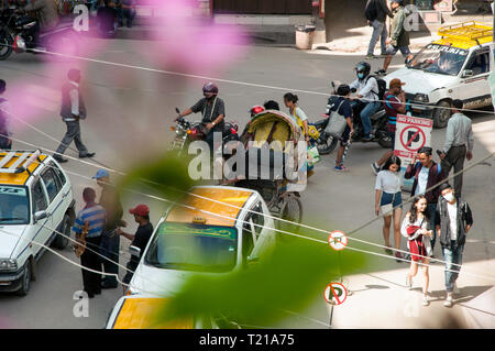 Thamel intersection Kathmandu Stock Photo - Alamy