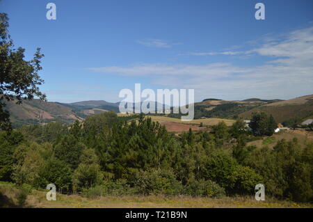 Magnificent Views Of The Mountains Of Galicia Delimiting With Asturias ...