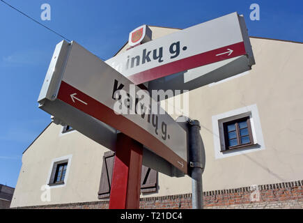 Klaipeda, Lithuania. 07th July, 2018. Historic houses and the Amberton ...