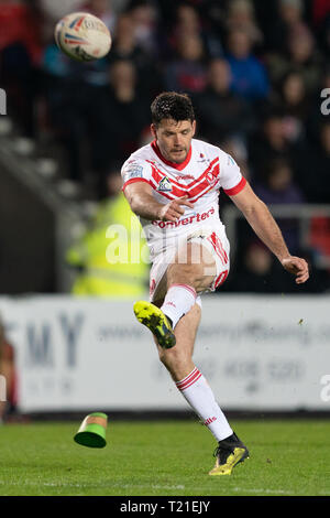 St Helens, UK. 29th Mar, 2019. 29th March 2019, Totally Wicked Stadium ...