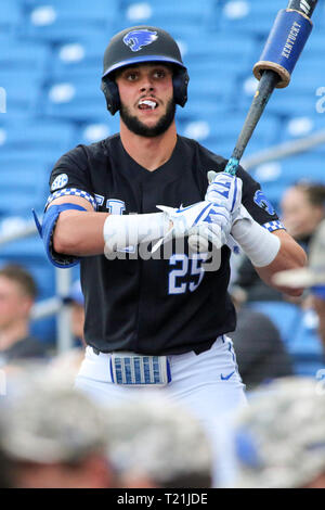 Lexington, KY, USA. 28th Mar, 2019. Georgia's Emerson Hancock pitches ...