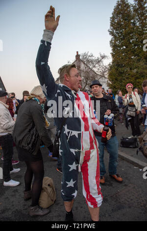Braintree, Essex, United Kingdom. 29 March 2019. A large crowd gathered ...