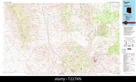 Bagdad, Arizona, map 1979, 1:100000, United States of America by ...