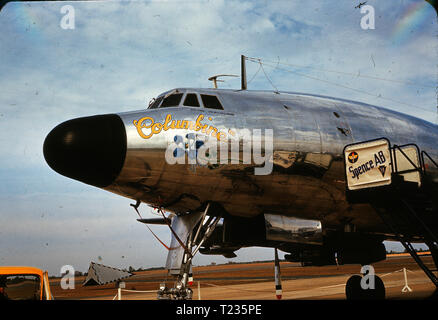 Dwight Eisenhower's presidential aircraft, Columbine III, at Spence Air ...