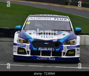 Senna Proctor, Subaru Levorg, BTCC launch day and media event, Brands ...