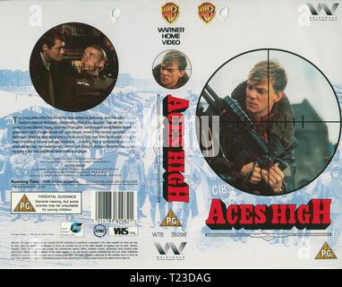 Aces High (1976) Publicity information, Film poster, Date: 1976 Stock ...