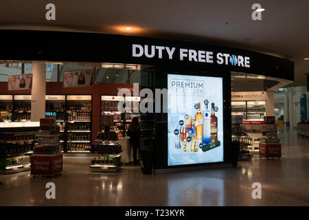 Duty Free Shop in Toronto Pearson International airport Canada. Duty ...