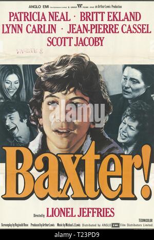 Baxter (1973) Publicity information, Film poster, Scott Jacoby, Date: 1973 Stock Photo - Alamy