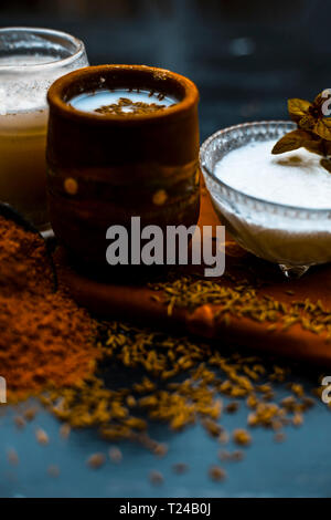 Lassi is a popular traditional dahi, yogurt-based cold drink in India ...