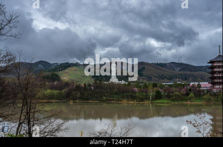 Dai Kannon of Kita no Miyako park, Ashibetsu, Hokkaido, Japan, Asia ...