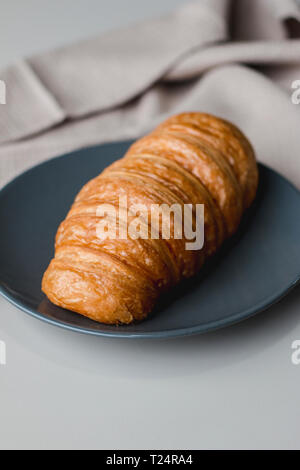 Pile of delicious homemade croissants isolated on white background ...