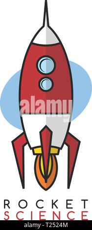 rocket science space voyager theme vector art Stock Vector Image & Art ...