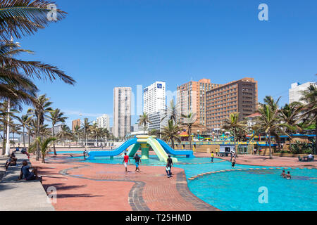 South Beach Pool Durban city Kwazulu Natal South Africa. Tourists ...