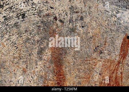 Interesting close up structures of cement and sand stone walls in high ...
