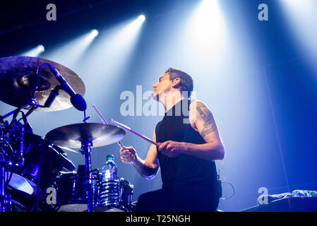 Irish pop rock band The Script perform at Portsmouth Guildhall, UK - 28 ...