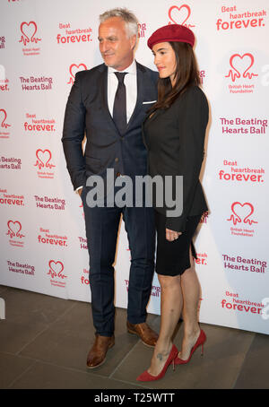 David Ginola and Maeva Denat at the London Football Awards 2019 held in ...