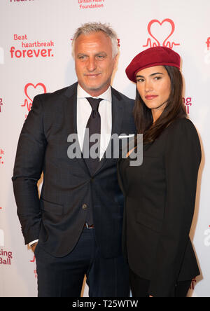 David Ginola and Maeva Denat at the London Football Awards 2019 held in ...