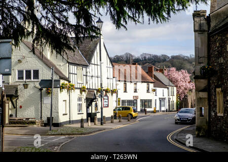 Caerleon, small town on the edge of the city of Newport, Gwent wales UK ...