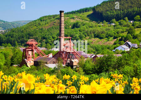 Rhondda Heritage Park, Colliery Pit, Rhondda Valley, Wales, UK Stock ...