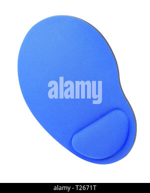 blue Mouse Pad isolated on white background Stock Photo - Alamy