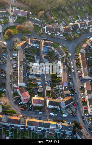Marion Road houses, Hanham Common, Bristol from the air Stock Photo - Alamy