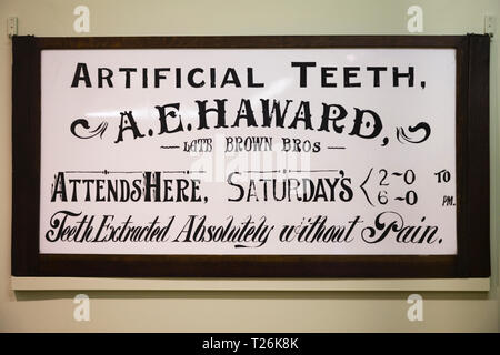 Old vintage False Teeth dental advert from 1906 - pre advertising ...
