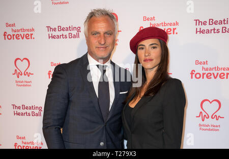 David Ginola and Maeva Denat at the London Football Awards 2019 held in ...