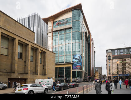 Cineworld cinema in Renfrew Street Glasgow Scotland as seen from corner ...