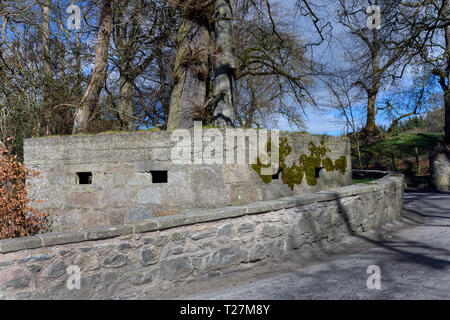B993 Keithhall Road bridge over River Urie, Inverurie, Aberdeenshire ...