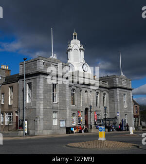 Town Hall, Market Square, Inverurie, Aberdeenshire, Scotland Stock ...