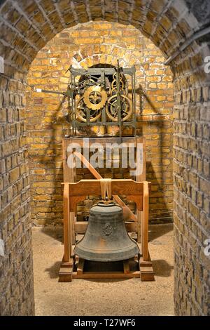 The workings of the historic clock at Languard Fort, Felixstowe ...