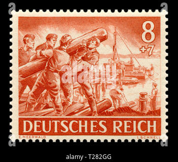 A vintage 1945 USSR WW2 propaganda and recruitment poster. It shows a ...