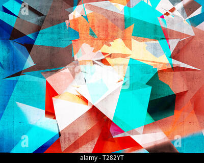 Polygonal Texture Colorful vibrant colors. Corporate Abstract Geometric ...