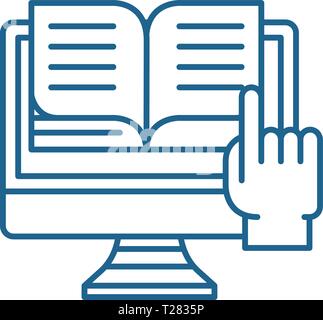 tablet device with ebooks Stock Vector Image & Art - Alamy