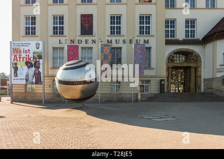 Stuttgart, Germany Linden Museum exterior. Historic Old Building with ...