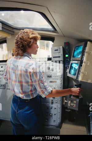 A mock-up of a Space Shuttle orbiter designed to transport astronauts ...