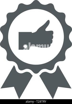 recommendation sign. recommendation round ribbon sticker ...