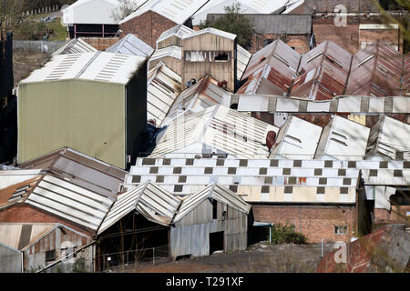 The Aga-Rayburn Factory in Coalbrookdale Telford. The factory is ...