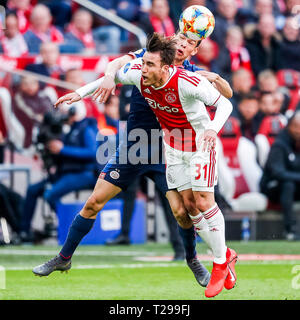 AMSTERDAM, 31-03-2019 football, Dutch Eredivisie Season 2018 - 2019 ...