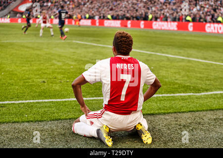 AMSTERDAM, 31-03-2019 football, Dutch Eredivisie Season 2018 - 2019 ...