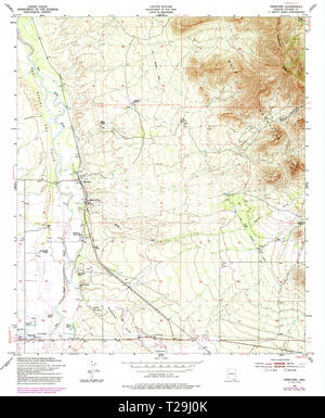 Hereford, Arizona, map 1952, 1:24000, United States of America by ...