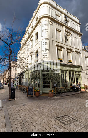The Thomas Cubitt a smart Belgravia gastropub , London ,UK Stock Photo ...