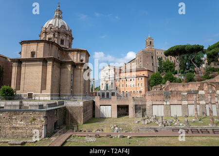 Rome, Italy. Curia Julia or Senate House, built in 44 BC by Julius ...
