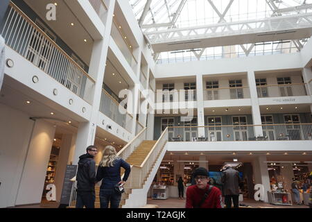 Atrium of the National Museum Nationalmuseet Copenhagen Denmark Stock ...