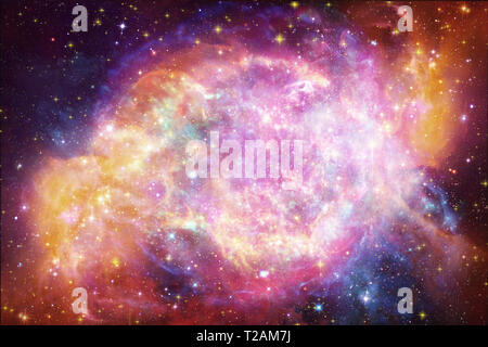 Open space filled with stars, nebulae and galaxies. Elements of this ...