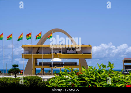 Independence Arch Freedom and Justice 1957 Accra Ghana Stock Photo ...