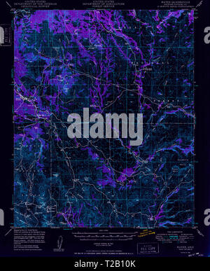 Mayer, Arizona, map 1949, 1:62500, United States of America by Timeless ...